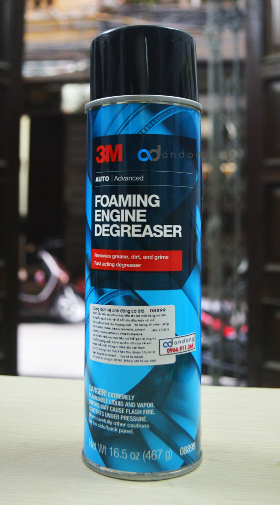 Tẩy rửa dầu mỡ động cơ 3M Foaming Engine Degreaser 08899 – ANDONGLTD