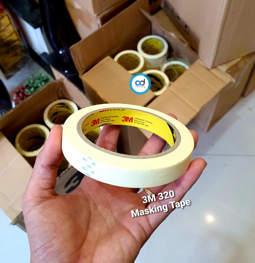 Băng keo giấy 1 mặt che sơn 3M 320 Masking Tape – ANDONGLTD